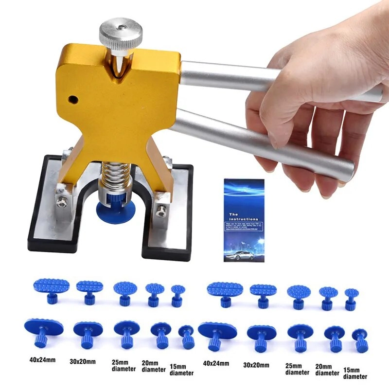 Paintless Dent Puller â€“ Auto Body Repair Tool Kit, Car Dent Puller ...