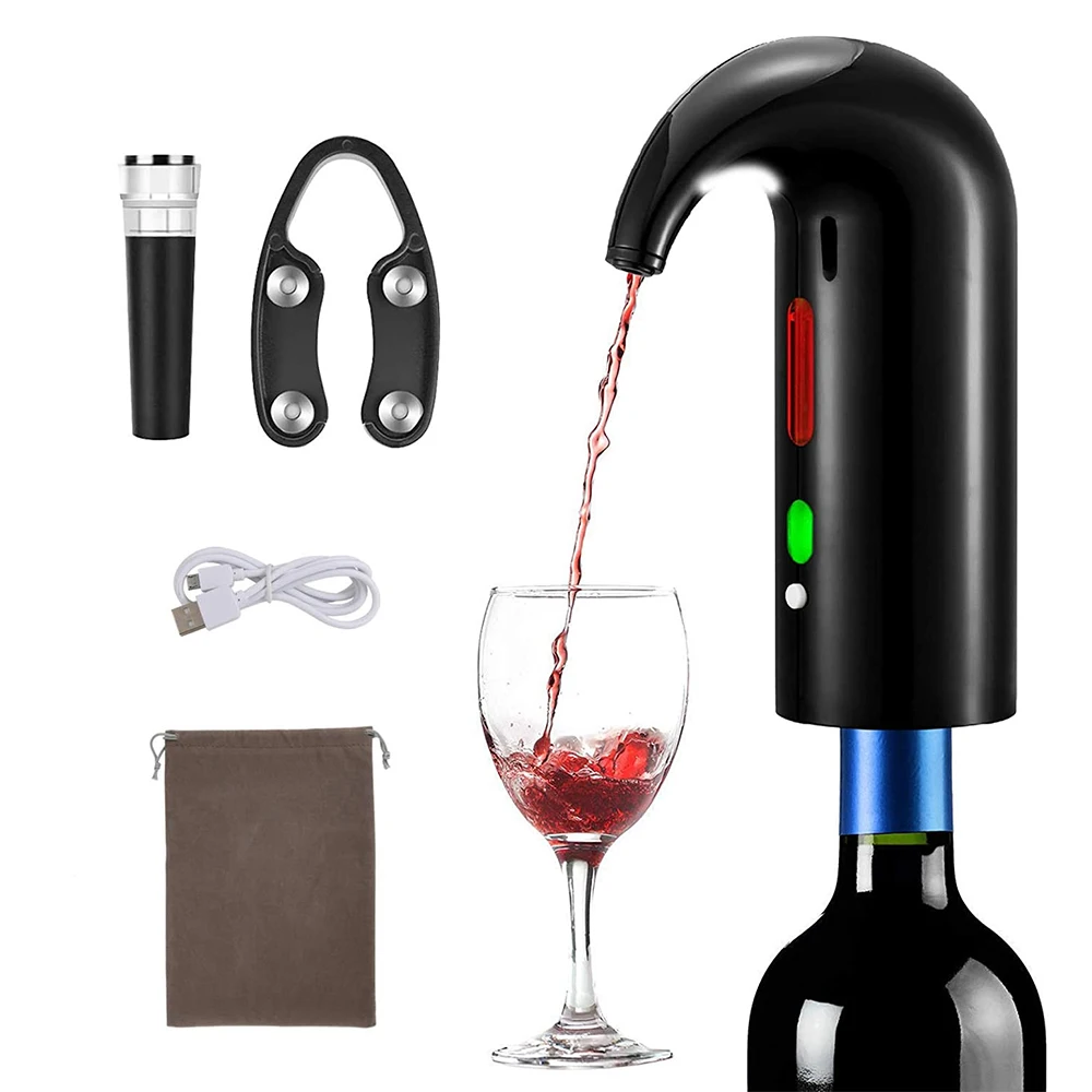Electric Wine Aerator, Electric Wine Pourer and Wine Dispenser Pump ...
