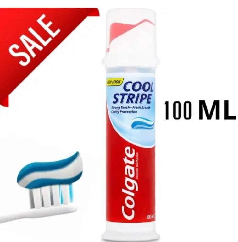 Colgate Cool Stripe Toothpaste Pump, 100 ml Deals for £5 or Less 1.84 product1