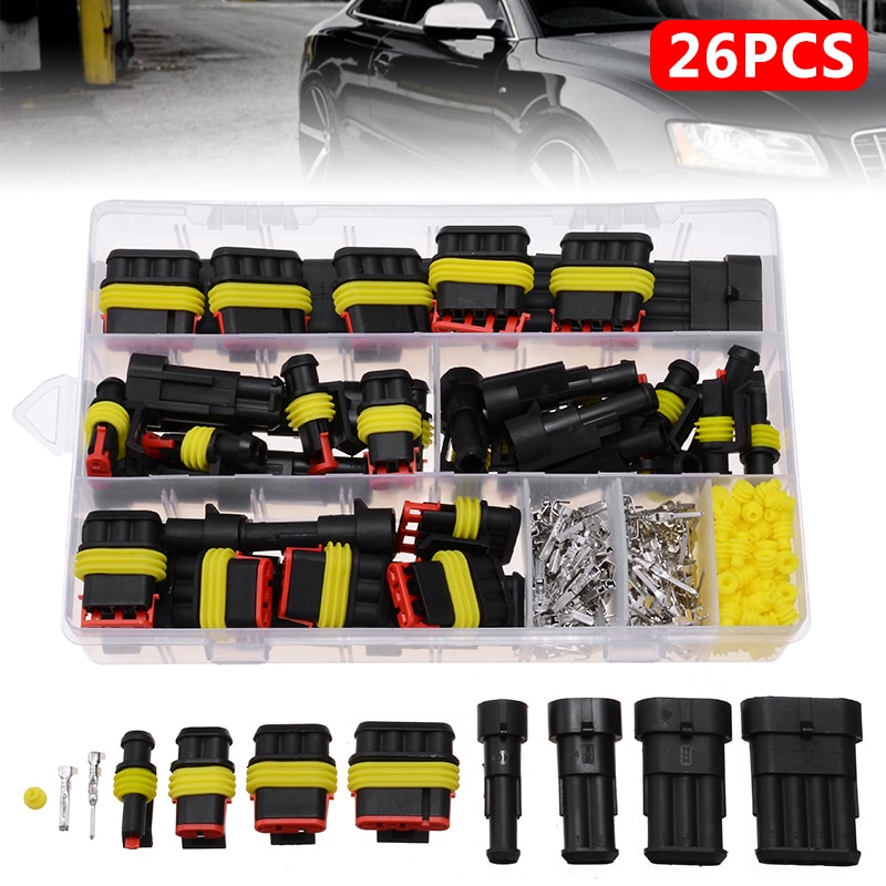 Wire Connector 43 Set Waterproof Car Electrical Connector Kit - 708 ...