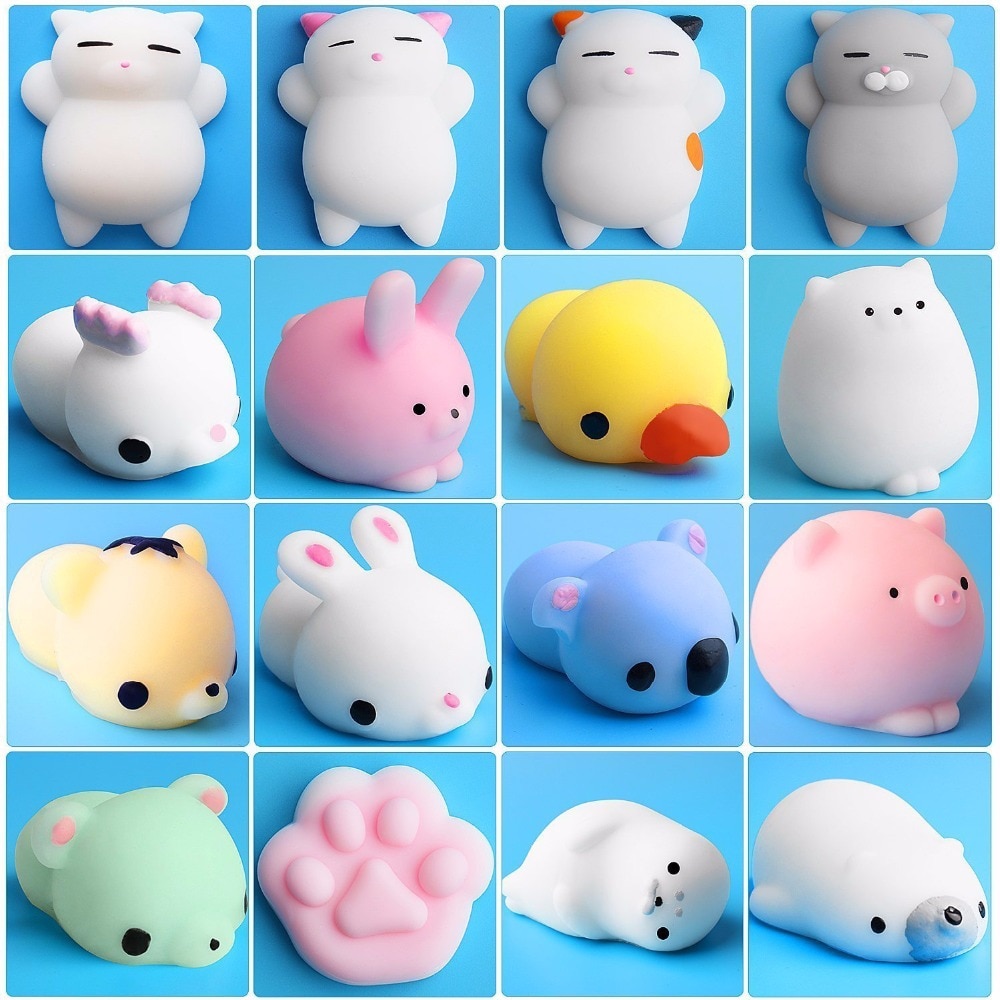 Squishy Toy Cute Animal Antistress Ball Squeeze Mochi Rising Toys ...