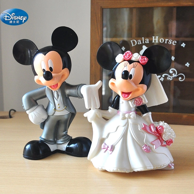 Minnie Mickey Mouse marry Action Disney China red dolls kids Toy Movie ...