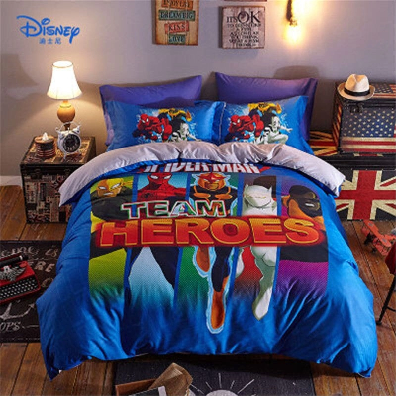 Disney Authentic 3D Printing Bedding Set 3/4pcs,Classical characters of ...