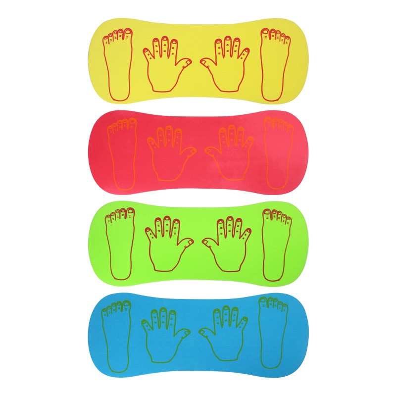 4Pcs Leapfrog Jump Hand Feet Game EVA Foam Mat Sport Activities Outdoor ...