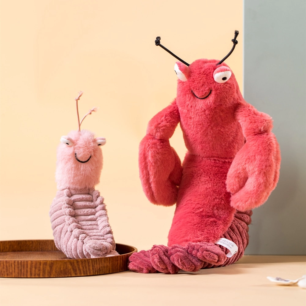 Lovely Sheldon Shrimp Plush Toys Cartoon Shrimp Toys Stuffed Dolls Soft ...
