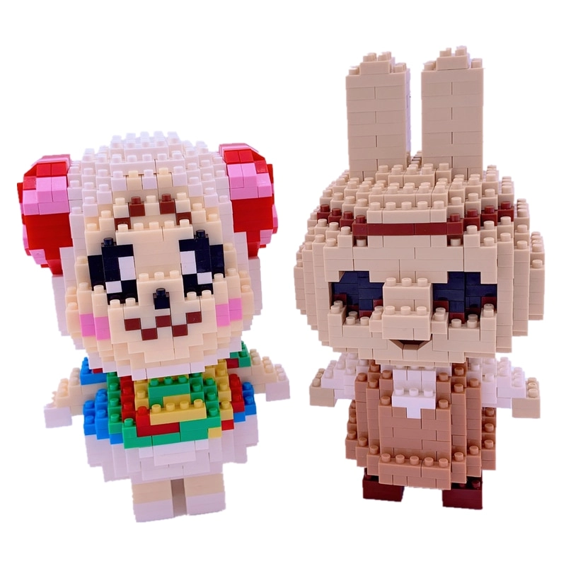 1pc Animal Crossing Blocks legating Raymond 3D Model DIY Mini Diamond ...
