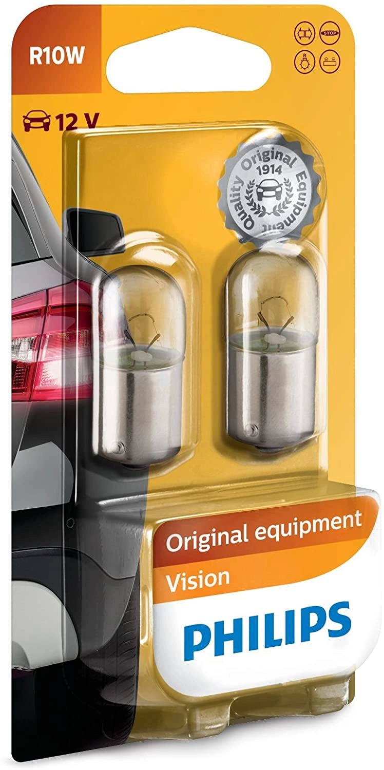 Philips 0730017 12814B2 R10W Premium 12 V car lights Car Electronics 3. ...