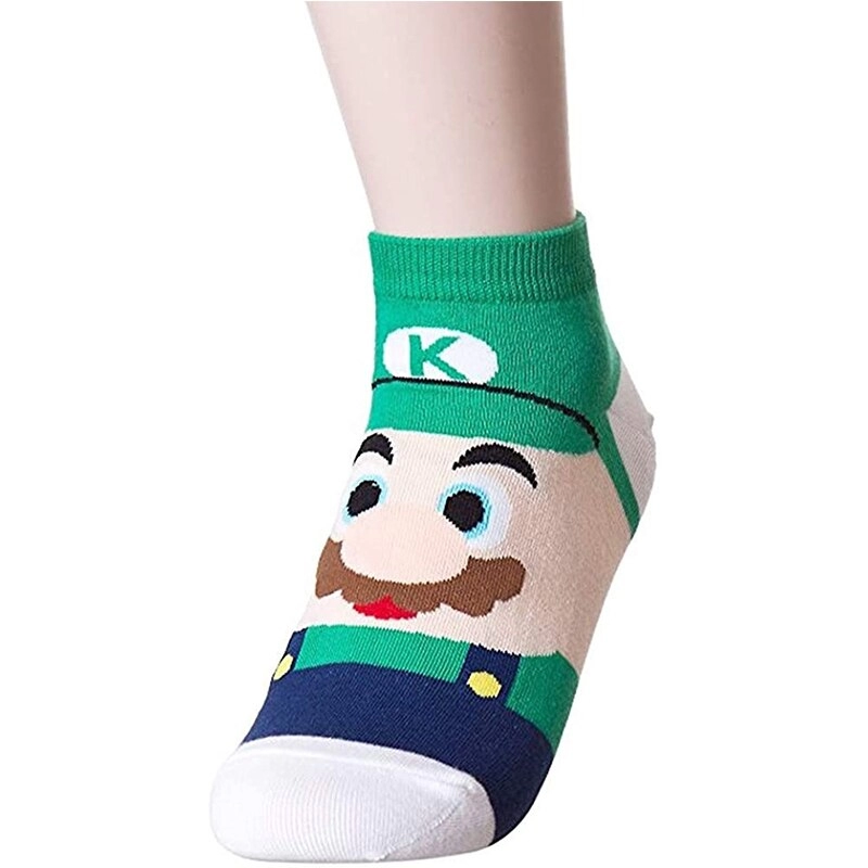 Super Mario bros Cartoon Kids Odyssey Yoshi anime Socks Action ...