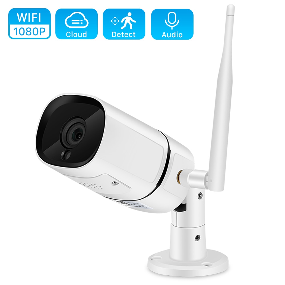 HD 1080P Wifi IP Camera ONVIF Wireless Bullet Camera Outdoor SD Card ...