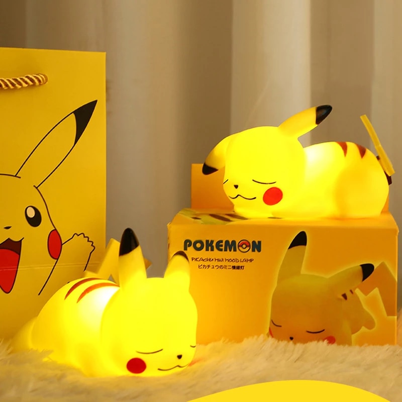 Pokemon Pikachu Night Light Glowing Children Toy Pokemon Pikachu Cute ...