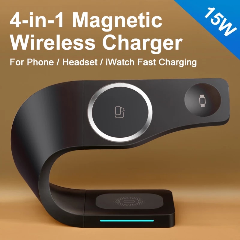 REMAX Magnetic Wireless Charger Stand 15W Induction Universal IP14 ...