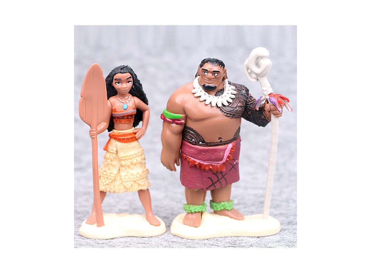 Moana Princess Maui Chief Tui Tala Heihei Tamatoa Dolls Pvc Action ...
