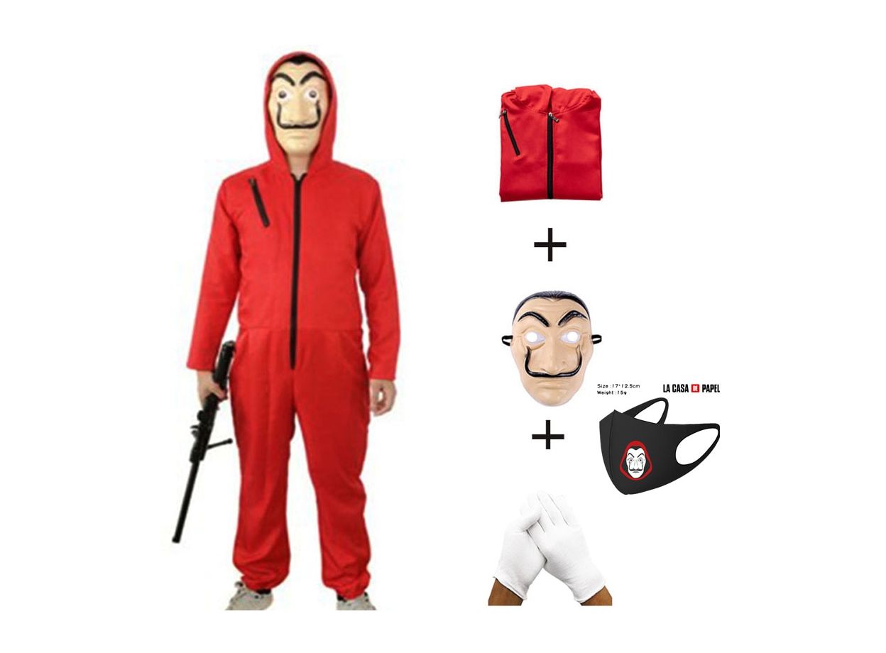 Salvador Dali Cosplay La Casa De Papel Costume Child Adult Man Woman ...
