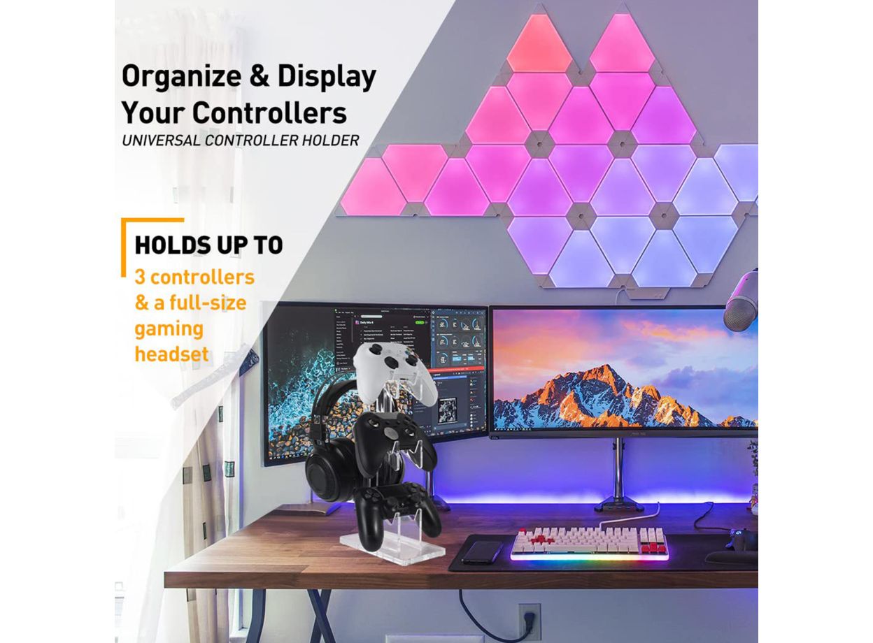 Universal 3 Tier Controller Stand Transparent Acrylic Controller Stand ...