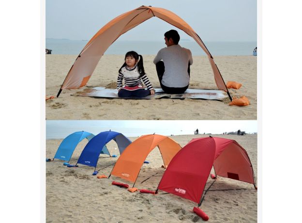 Lightweight Portable Sun Shelter Beach Tent Summer Outdoor Garden Sun ...