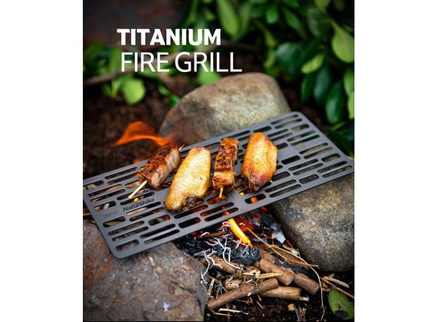 Naturehike Titanium Grill Net Charcoal Barbecue Plate For Outdoor BBQ ...