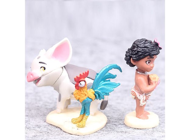 Moana Princess Maui Chief Tui Tala Heihei Tamatoa Dolls Pvc Action ...